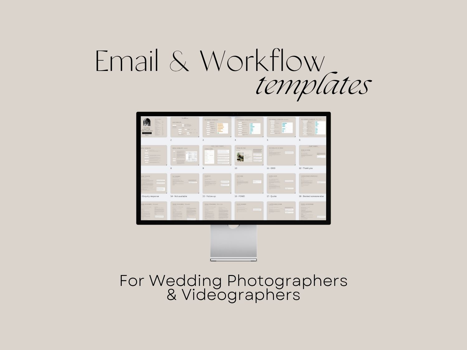 Wedding Email + Workflow Templates *New 2025 updated version* - Lucy M ...